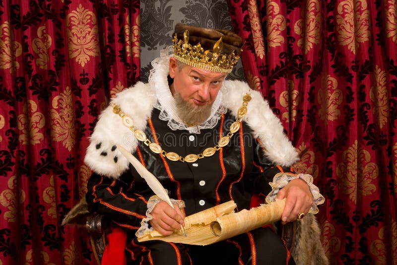 King signing new law stock photo. Image of crown, cape - 46503150