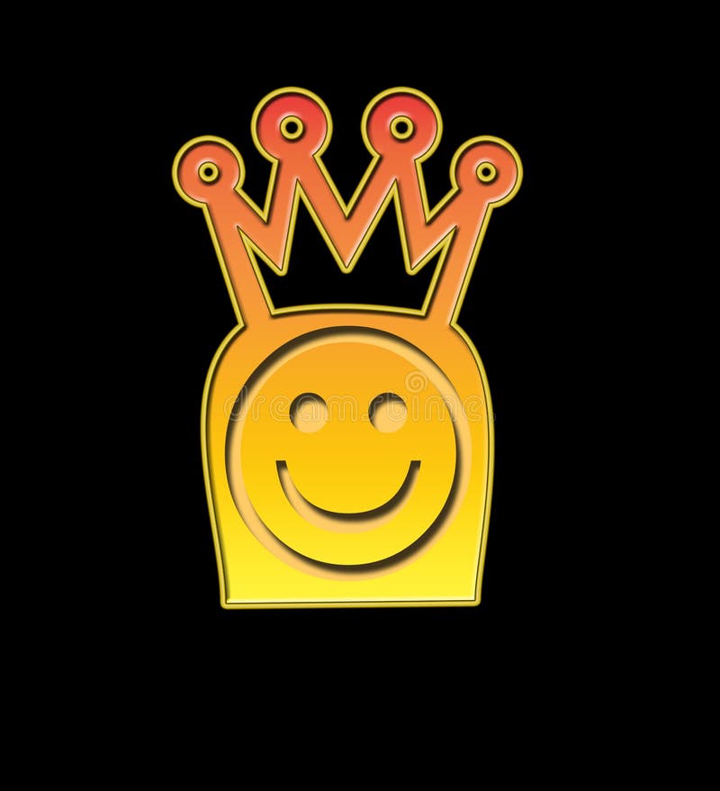 King smileys stock illustration. Illustration of grinning - 16733678