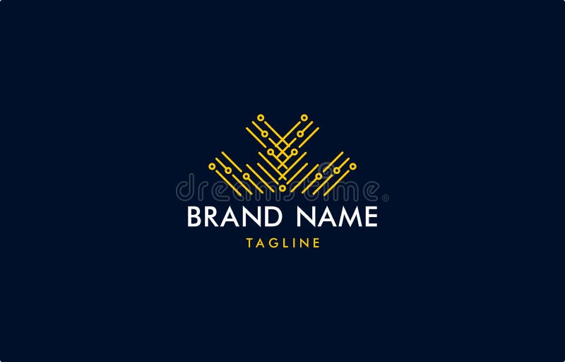 King Technology Smart Logo Vector Logo Template Stock Vector ...