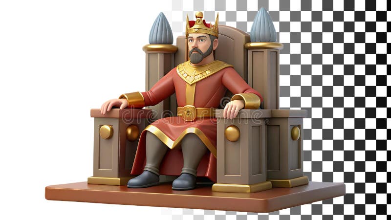 King on Throne, Royal Figure, Monarchy, Fairytale King, Majestic Ruler ...