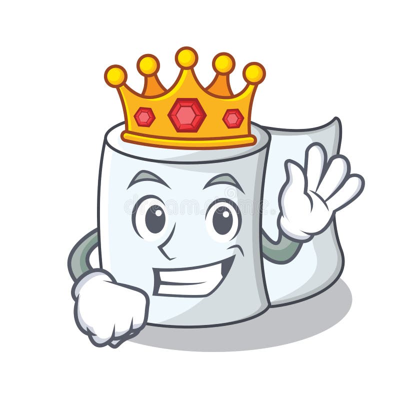 King Tissue Character Cartoon Style Stock Vector - Illustration of ...