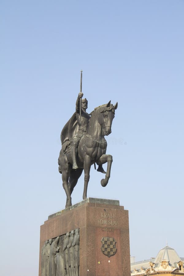 King Tomislav stock photo. Image of horse, park, croatian - 36466382