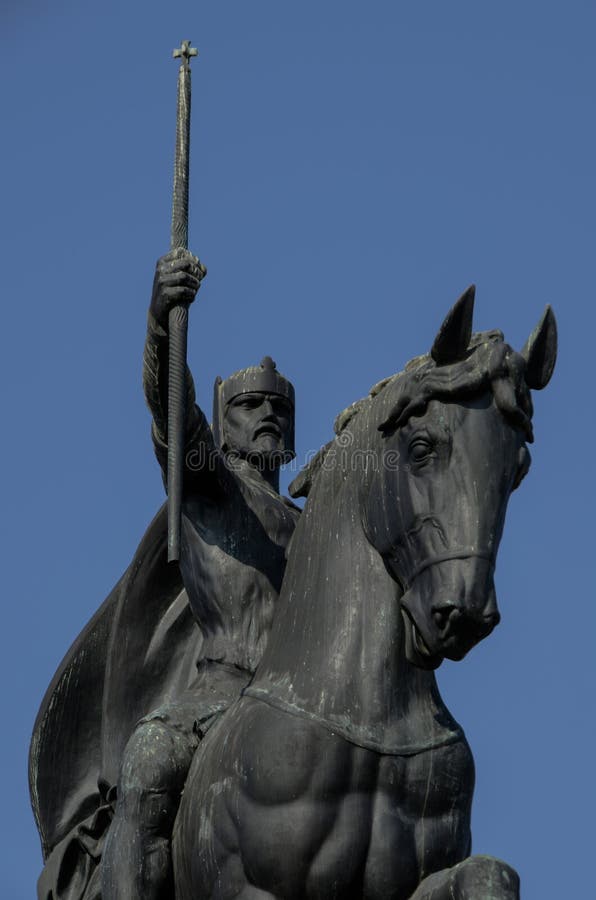King Tomislav statue stock photo. Image of statue, sword - 81272542