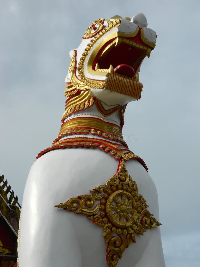 King of the White Lion stock photo. Image of beautiful - 98597766