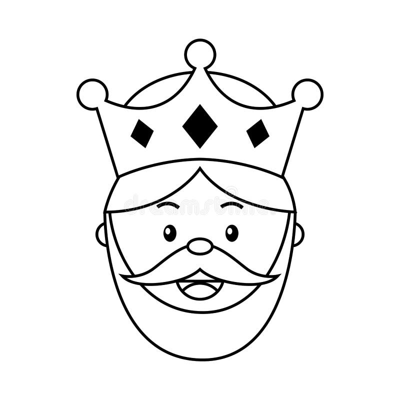 Cute King Clipart Black And White