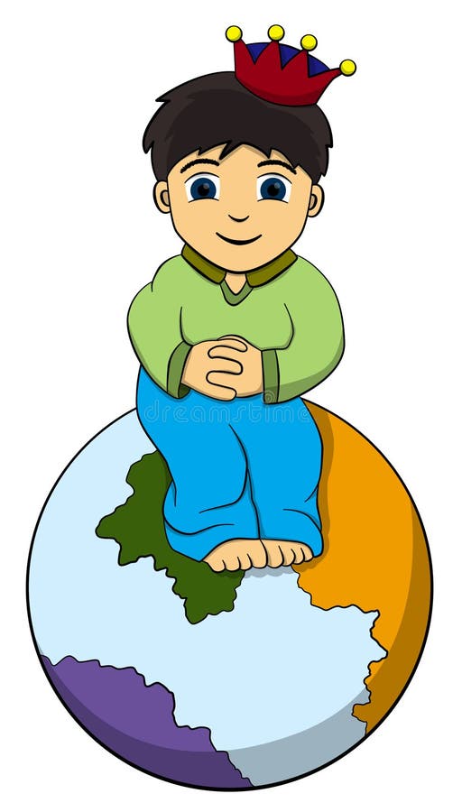 King of the world stock illustration. Illustration of world - 24008026