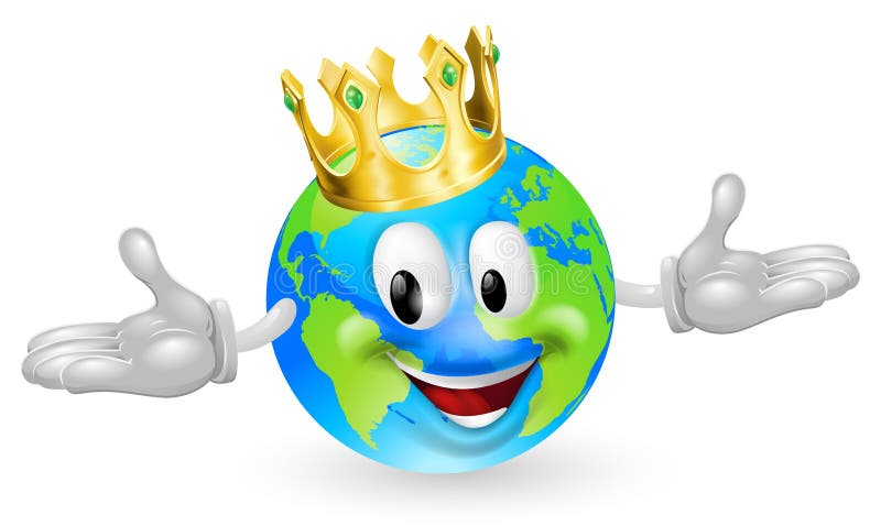 King of the World Mascot stock vector. Illustration of golden - 25445219