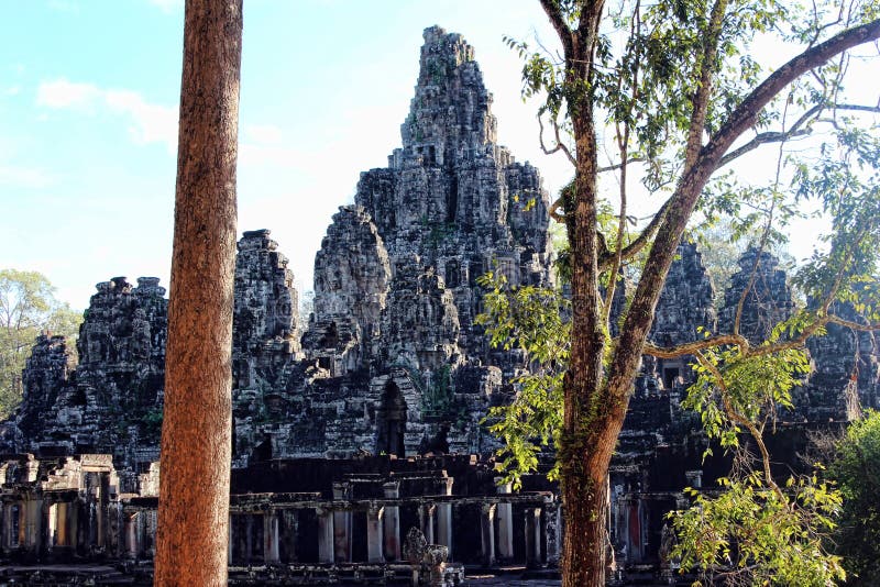 The Kingdom of Cambodia Angkor Wat Stock Photo - Image of kingdom ...