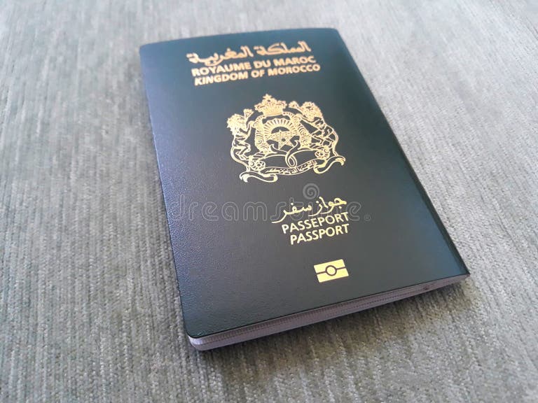 Moroccan passport stock photo. Image of 2020, official - 184120582