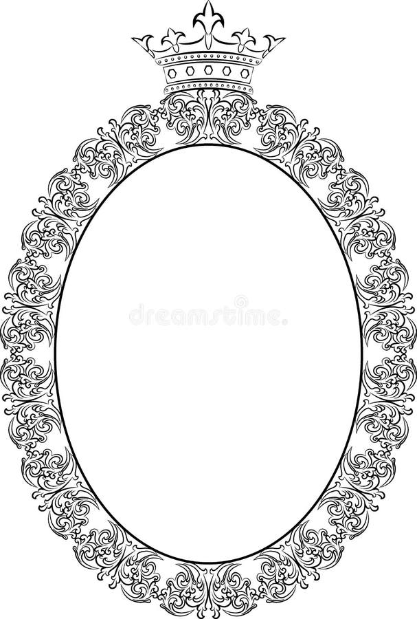 Kingly frame stock vector. Illustration of golden, kingdom - 212434240
