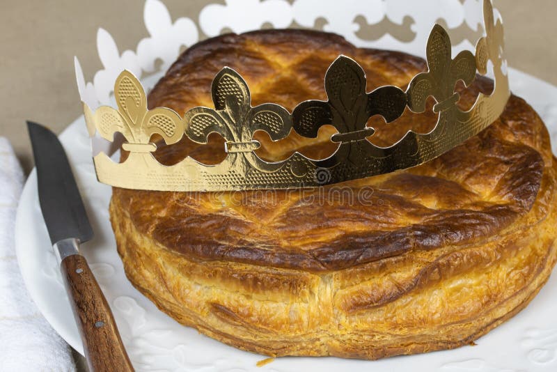 Kings cake stock photo. Image of cake, almond, table - 169518140