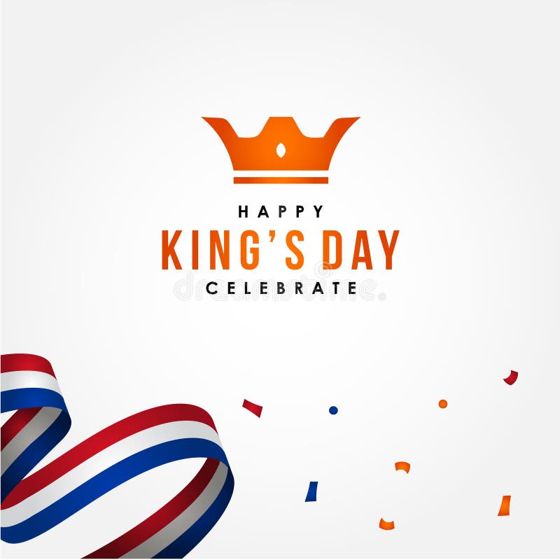 Kings Day Vector Design for Banner or Background Stock Illustration ...