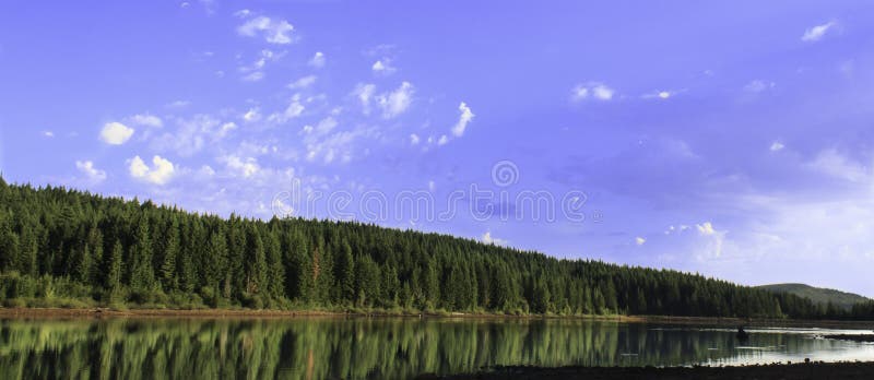 Kingsley Reservoir Oregon stock image. Image of reflection - 26213681