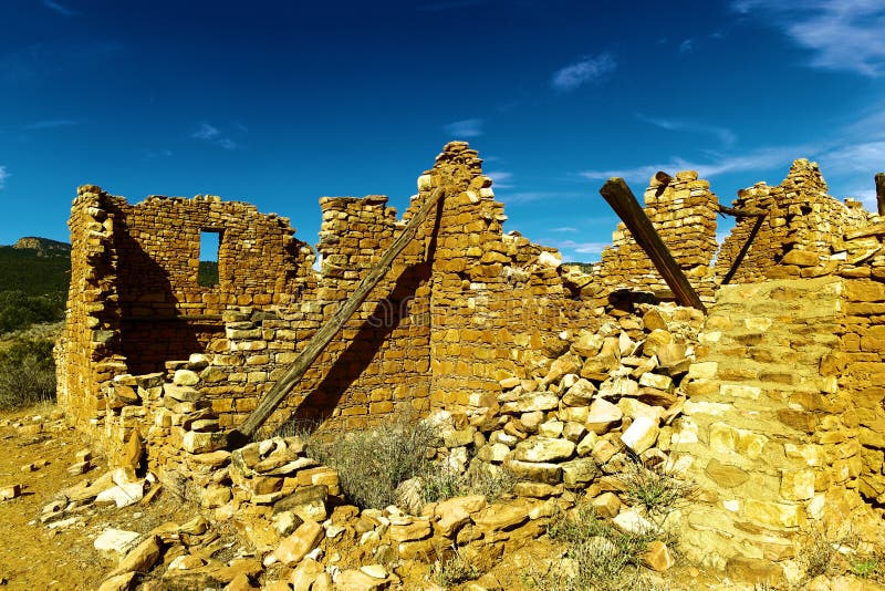Kinishba Ruins stock image. Image of arizona, structure - 70760971