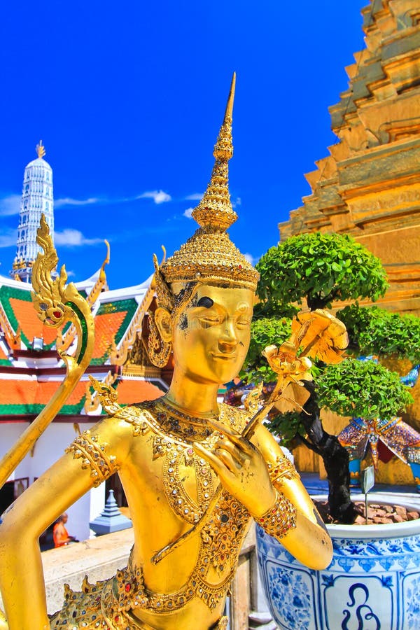 Kinnara stock image. Image of decoration, grand, pattern - 38326925