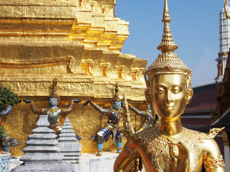 Kinnaree stock image. Image of gold, national, holy, cathedral - 37964695