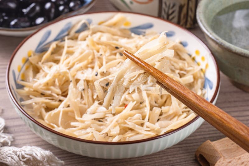 Kinpira burdock root stock image. Image of meal, prepared - 331907891