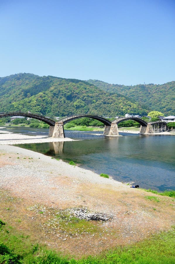 Kintai Bridge Japan stock photo. Image of bridge, yamaguchi - 76120996