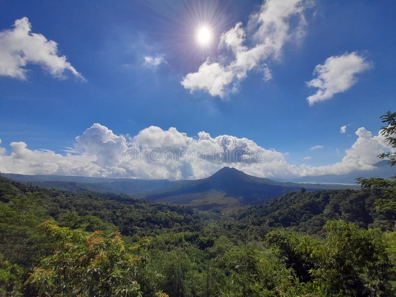 Kintamani bali mountain stock image. Image of nature - 266759721