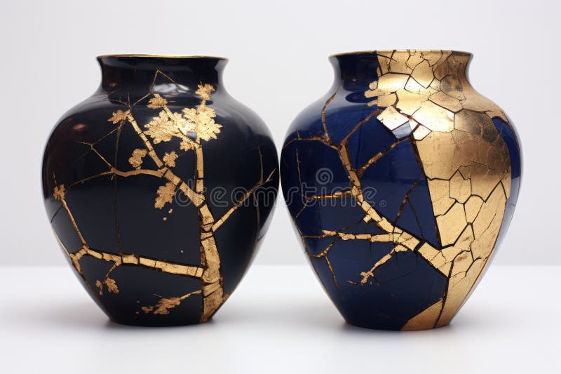 Kintsugi Restoration Stock Illustrations – 852 Kintsugi Restoration ...