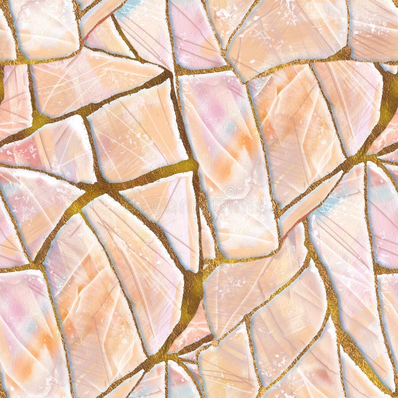 Kintsugi. Seamless pattern stock photo. Image of tradition - 209286042