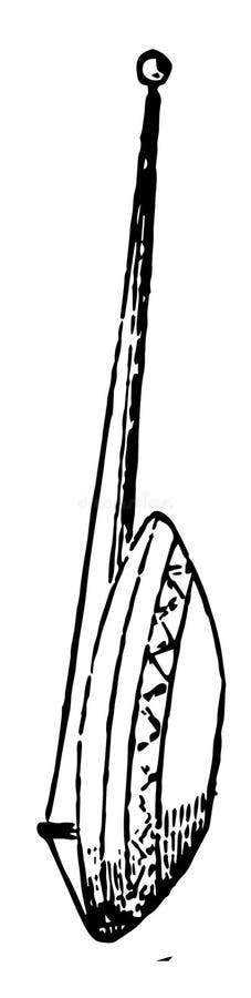 Kinura, Vintage Illustration Stock Vector - Illustration of black ...