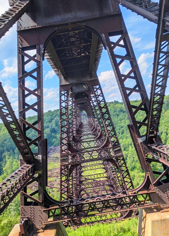 Kinzua Bridge State Park stock image. Image of tree - 224517003