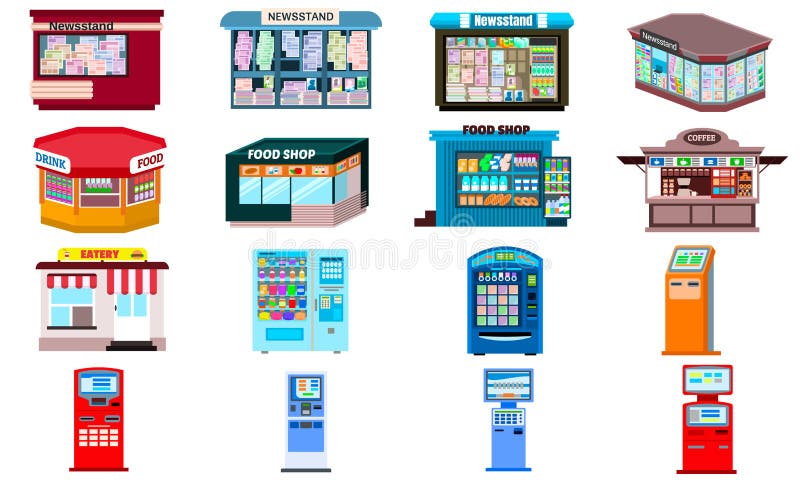 Information Kiosk Icons Stock Illustrations – 151 Information Kiosk ...