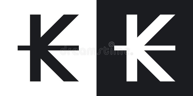 Kip Icon Isolated on White Background Stock Vector - Illustration of ...