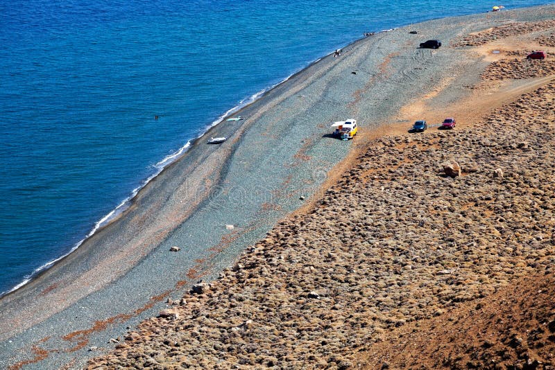 Kipi Area Beach at Samothraki Island Stock Photo - Image of beach ...