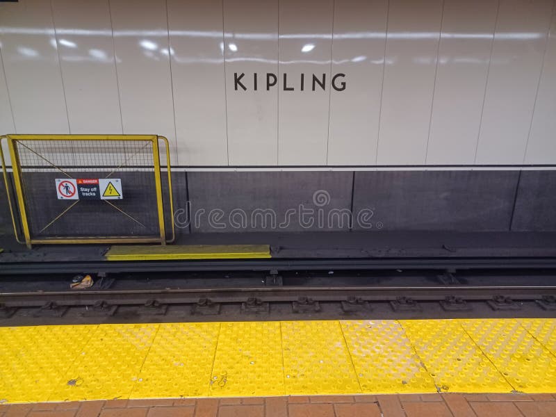 Kipling Subway Station Interior View Editorial Photography - Image of ...