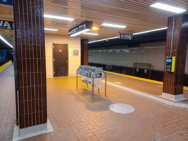 Kipling Subway Station Interior View Editorial Stock Photo - Image of ...