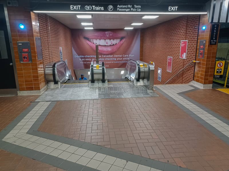 Kipling Subway Station Interior View Editorial Stock Photo - Image of ...