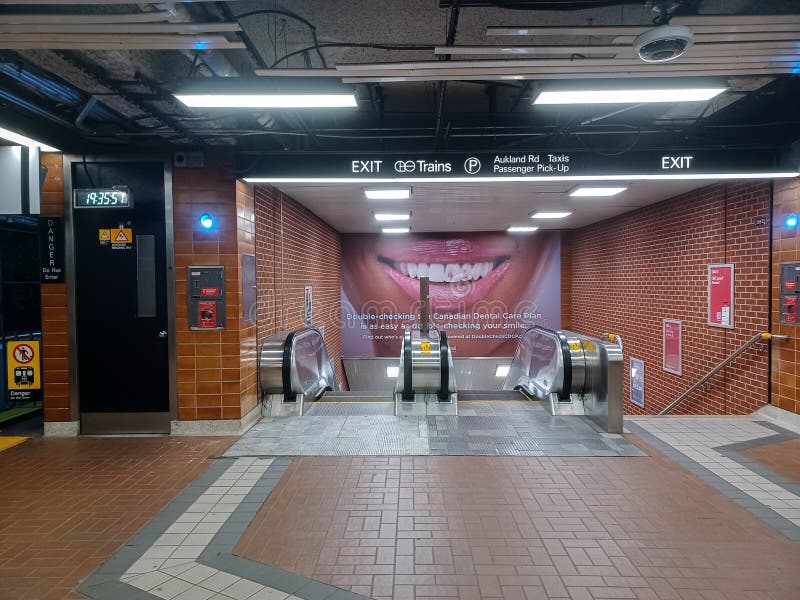Kipling Subway Station Interior View Editorial Image - Image of ...