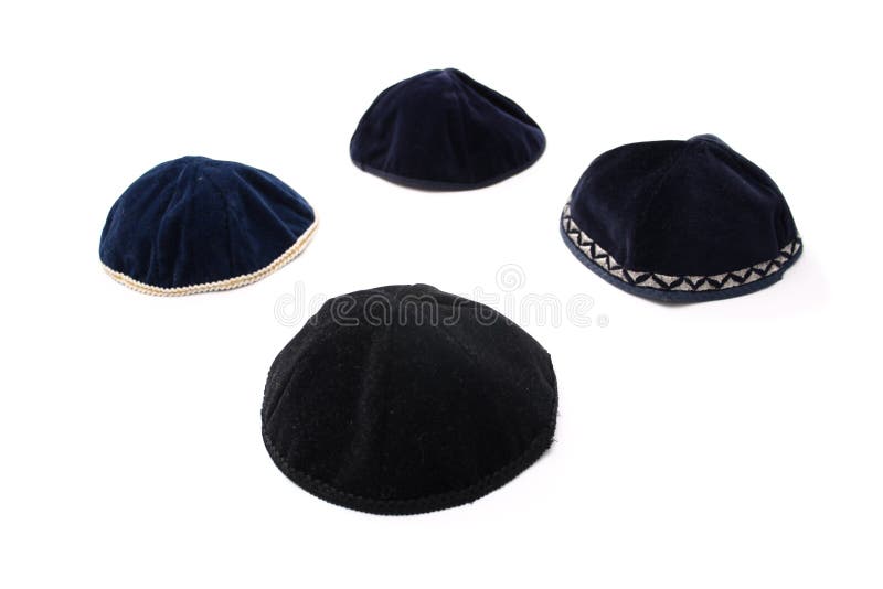 Kippah group stock image. Image of kippah, four, background - 32948559