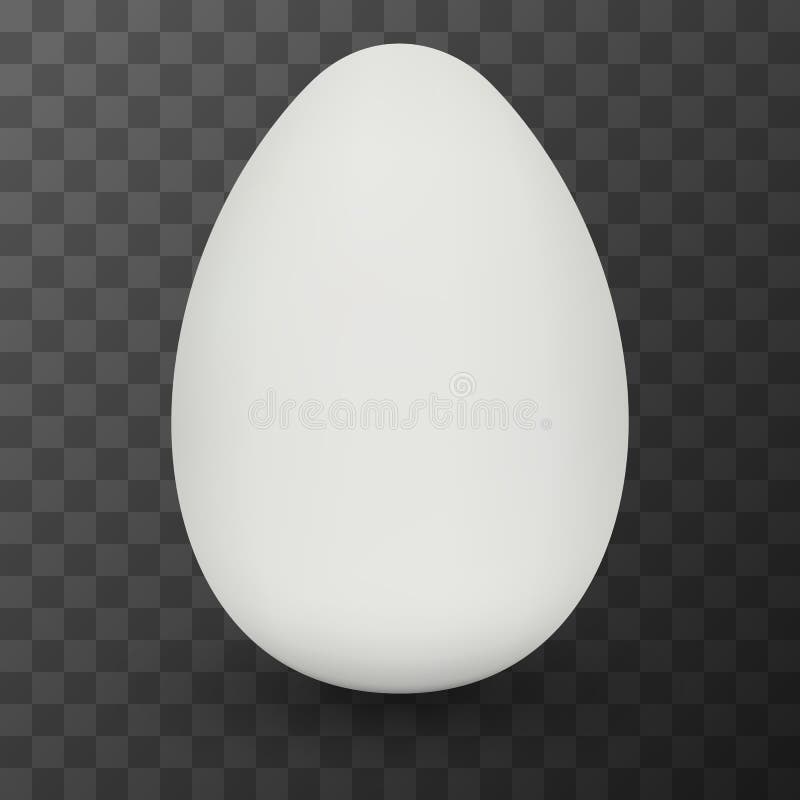 Kippenei Met Schaduw Vector Vector Illustratie - Illustration of ...