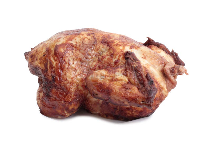Kippenvlees op wit vijf stock foto. Image of barbecue - 87364930