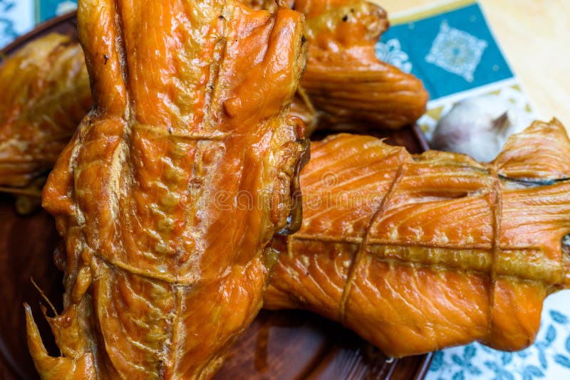 Kipper fish on the plate stock image. Image of precipitate - 192956989