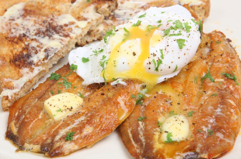 Breakfast Kippers stock photo. Image of filleted, food - 9830438