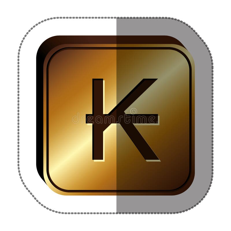 Kips currency symbol icon stock illustration. Illustration of colon ...
