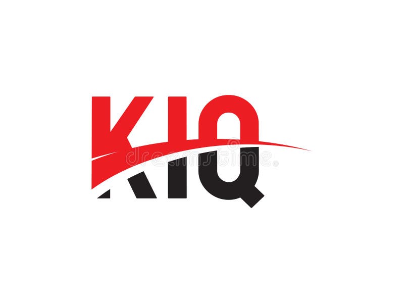 KIQ Letter Initial Logo Design Vector Illustration Stock Vector ...