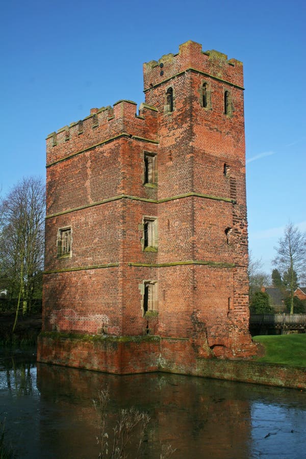 Kirby Muxloe castle stock image. Image of ruin, flag - 13357163