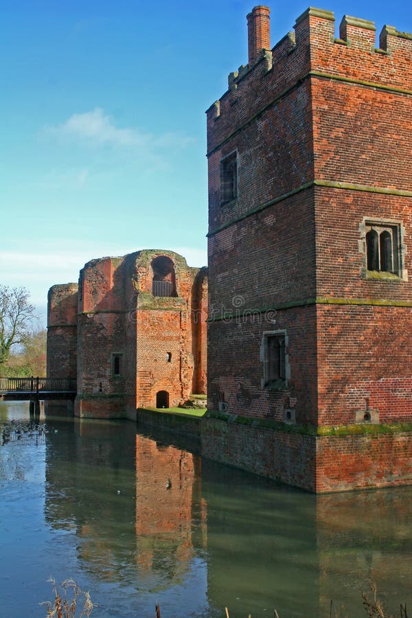 Kirby Muxloe castle stock image. Image of muxloe, kirby - 13609909