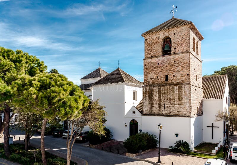 MIJAS, ANDALUCIA/SPAIN - 3. JULI: Kirche Des Tadellosen Conce ...
