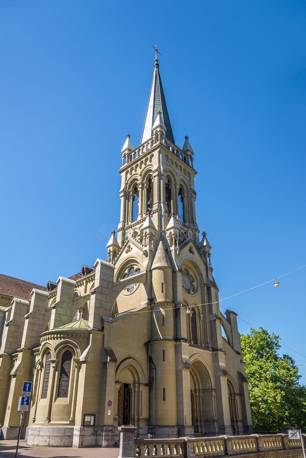 Kirche Von SS Peter Und Paul in Bern Stockbild - Bild von europa ...