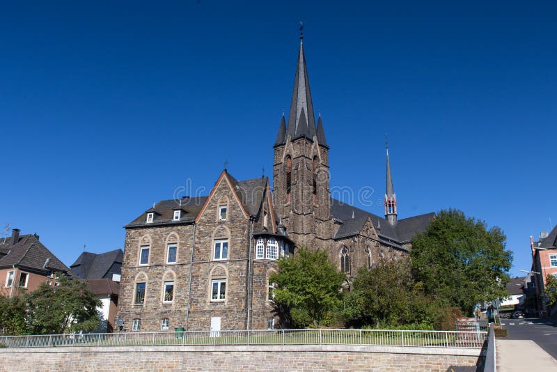 Kirchen City in Germany in the Autumn Stock Image - Image of german ...
