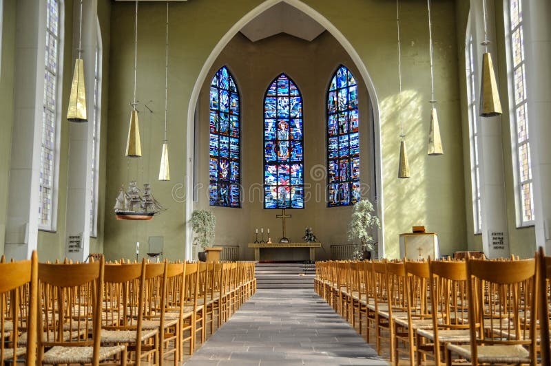 Kirchen-Innen-Johannes Anglikanische Kirche Stockbild - Bild von erbe ...
