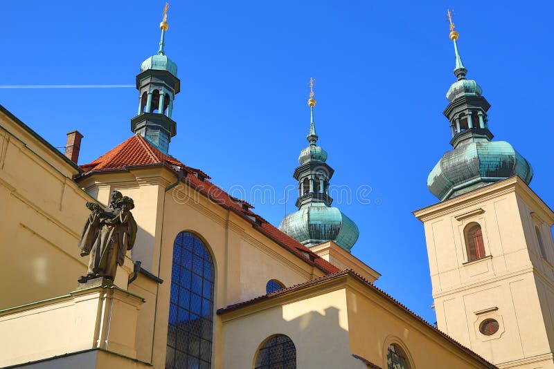 Kirchen-St.-Gallus, Prag, Tschechische Republik Stockbild - Bild von ...