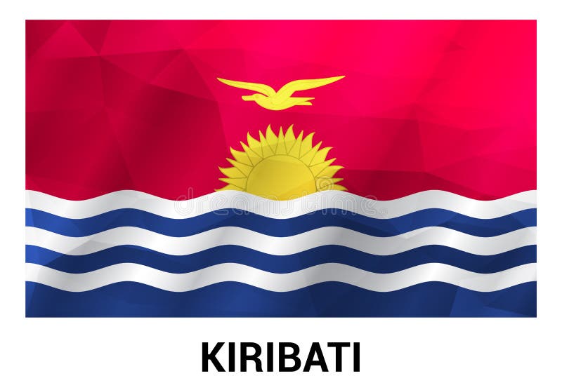 Kiribati Flags Design Vector Stock Vector - Illustration of flag ...