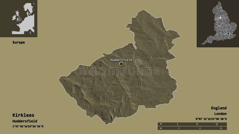 Kirklees, Administrative County of England,. Previews. Administrative ...